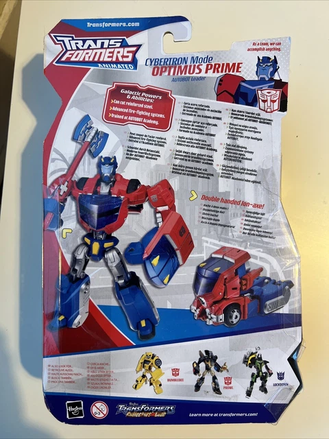 ORIGINAL TRANSFORMERS ANIMATED Deluxe Class Cybertron Mode Optimus ...