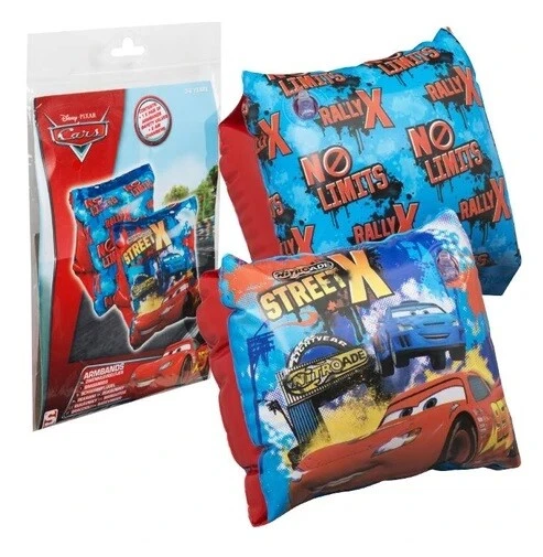 DISNEY PIXAR CARS Arm Bands Swimming Swim Learning Summer Holidays Gift ...