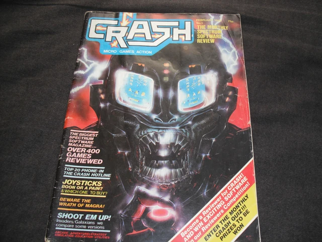 ZX SPECTRUM CRASH Magazine Issue 1 February 1984 £19.44 - PicClick UK
