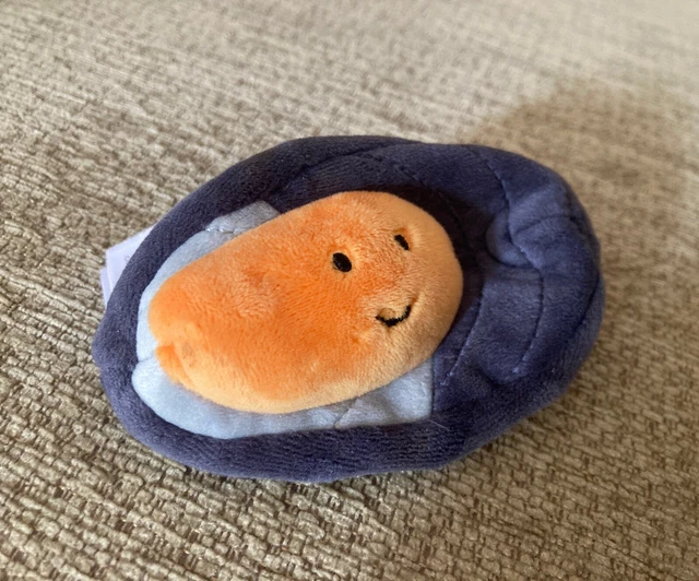 JELLYCAT SENSATIONAL MUSSEL Plush Soft Toy £24.99 - PicClick UK
