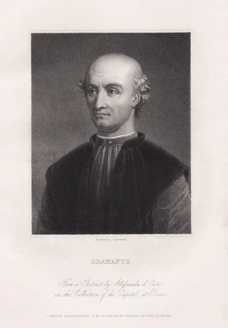 DONATO BRAMANTE ARCHITECTE Painter Peintre Renaissance Portrait ...