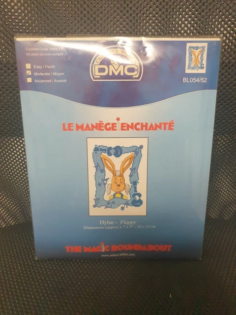 DMC-THE MAGIC ROUNDABOUT- Dylan - Flappy- Counted Cross Stitch Kit ...