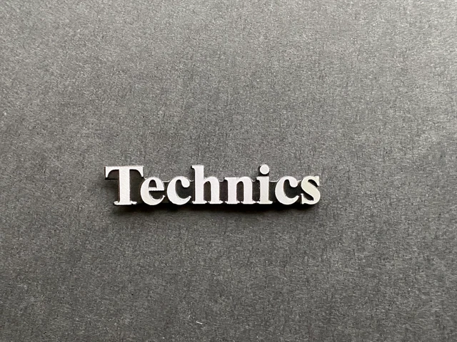 2 X TECHNICS BADGE SPEAKER EMBLEM LOGO DECAL Stereo Car Hi-Fi Guitar ...