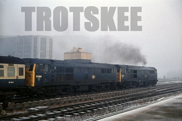 35MM SLIDE BR British Rail Diesel Loco Class 31 31286 Reading 1976 ...