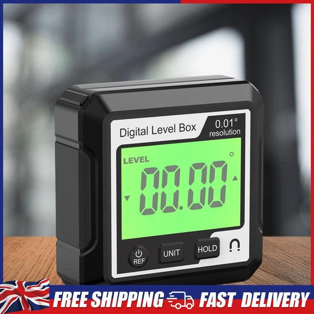DIGITAL ANGLE PROTRACTOR Inclinometer Universal Magnetic Level Meter ...