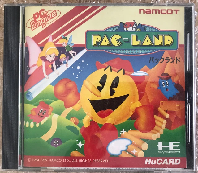 NEC PC ENGINE HuCard Pac-Land By Namcot NTSC-Japanese & registration ...