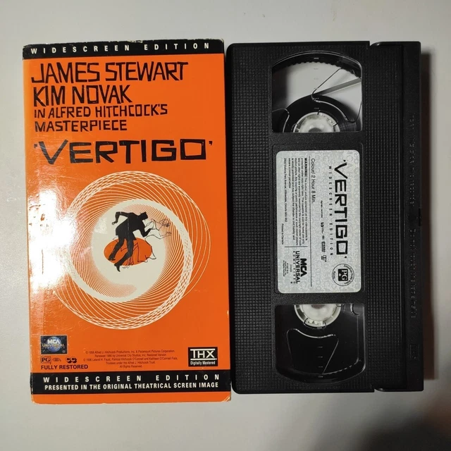 VERTIGO (HITCHCOCK, 1958) Used VHS Widescreen Edition $6.83 - PicClick CA
