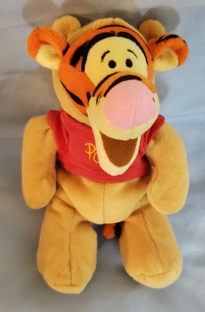 DISNEY STORE TIGGER Dressed As Winnie the Pooh 7" Plush Mini Bean Bag ...