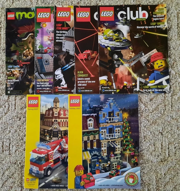 7 LEGO CLUB Magazines 2007-11 5 & Shop At Home Catalog (2) 2007 Holiday ...