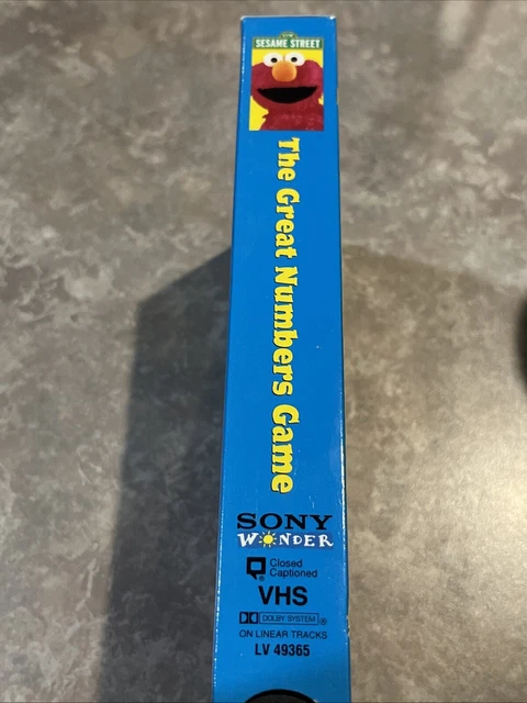 SESAME STREET - The Great Numbers Game (VHS, 1998) ***TESTED*** £5.58 ...