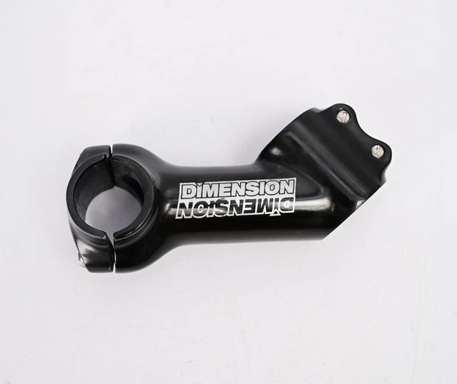 DIMENSION THREADLESS 90MM Mountain Riser Stem 25.4mm Clamp Black +/-35 ...
