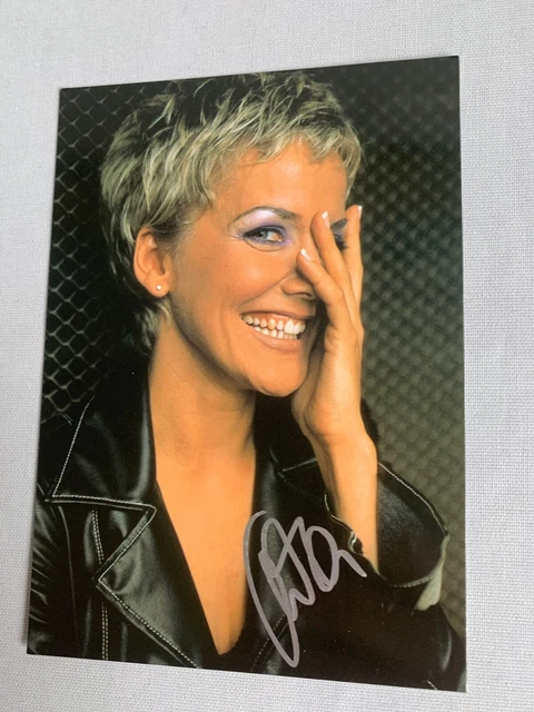 INKA BAUSE POP Singer Presenter Original Signed Autograph Card 10x15 £ ...