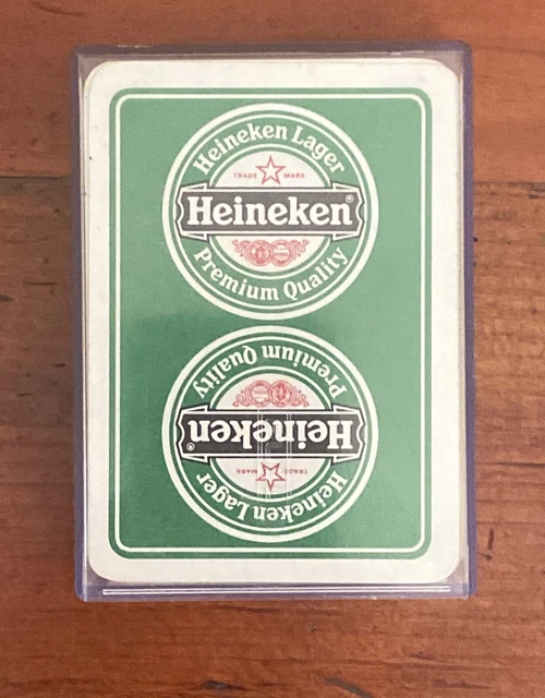 COMPLETE DECK OF Vintage Heineken Lager Beer Bier Playing Cards Poker ...