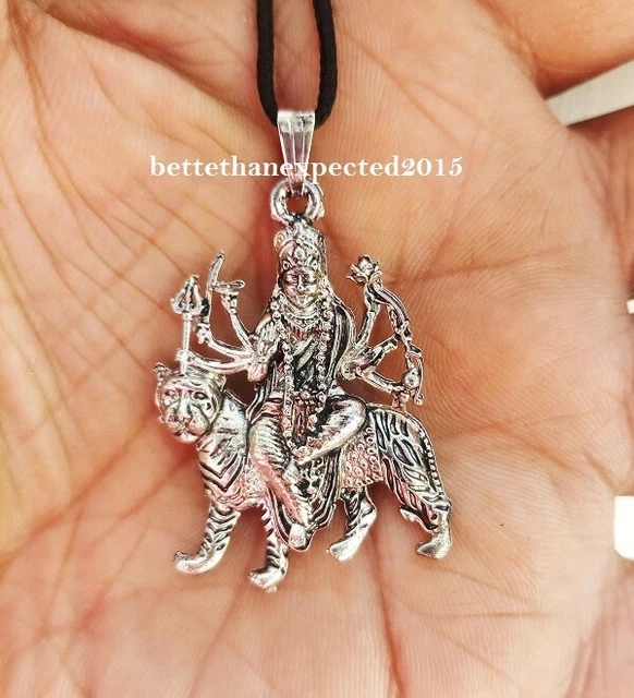 MAA DURGA KALI Kalika Uma Devi Goddess Shakti Hindu Bless Om Locket ...