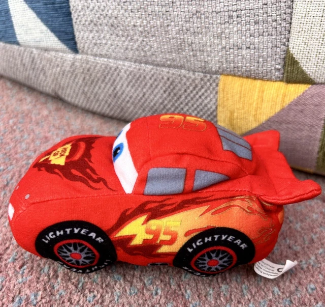 DISNEY CARS LIGHTNING McQueen Plush Soft Toy Teddy Pixar Red 22cm £5.00 ...