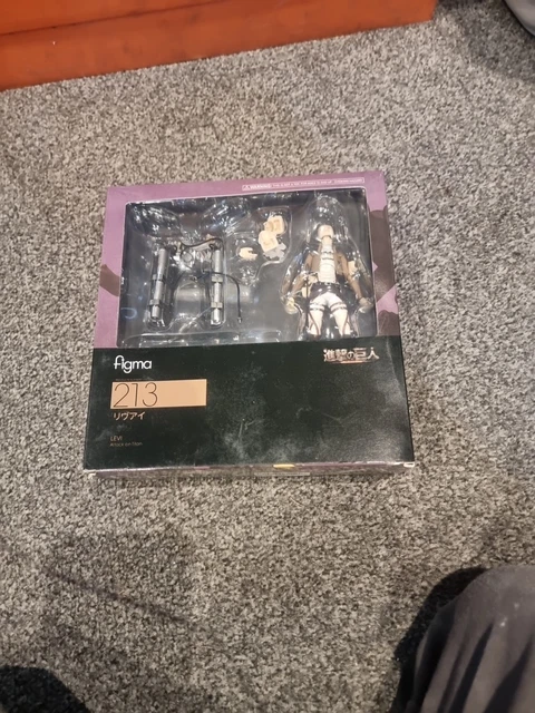 MAX FACTORY LEVI Ackerman Attack on Titan Figma 213 Action Figure Boxed ...