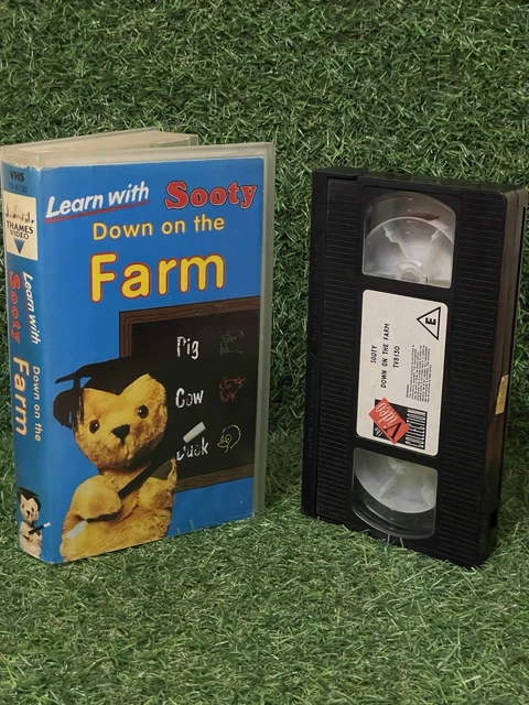 LEARN WITH SOOTY VHS Down On The Farm Children’s Video Tape Kids £9.99 ...