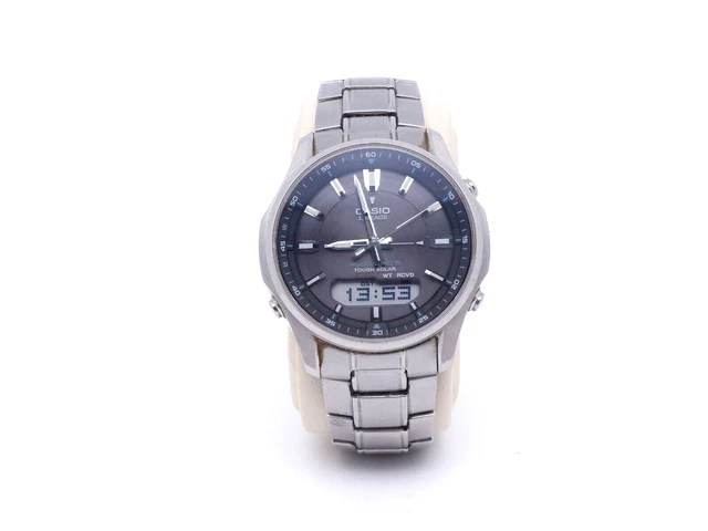CASIO LINEAGE 5161 ricevitore multibanda 6 onde LCW-M100DSE vetro ...