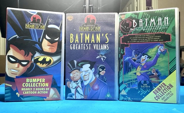 Batman And Robin Vhs Videos Greatest Villains Bumper Collection 1 And 2 Btas Uk Pal 25 00 Picclick Au