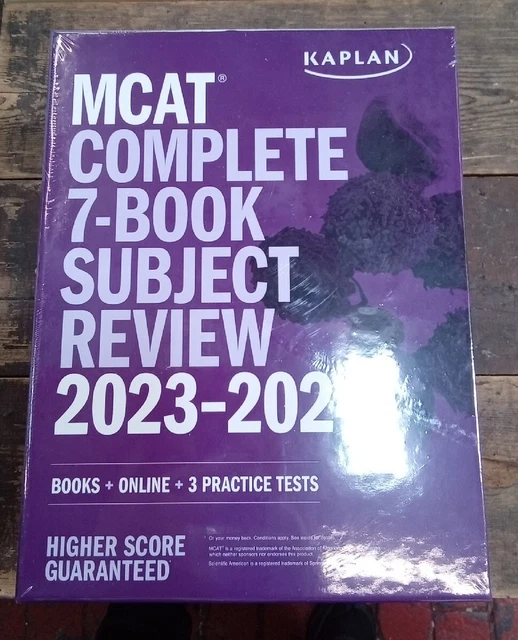 MCAT COMPLETE 7-BOOK Subject Review 2023-2024 New £59.99 - PicClick UK