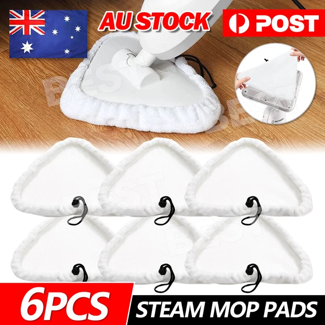 6PCS STEAM MOP Pads Replacement Floor Mopping Pad Microfibre Cloth ...