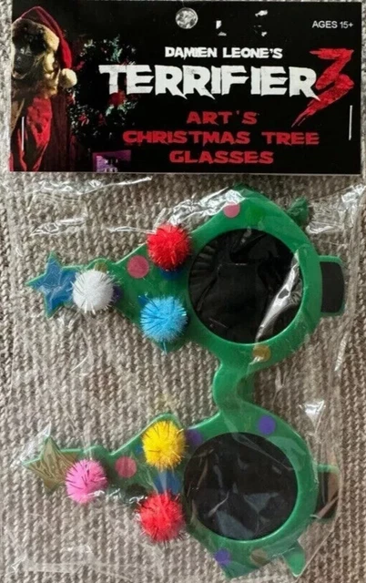 TERRIFIER 3: ART The Clown Christmas Glasses officially licensed new £ ...