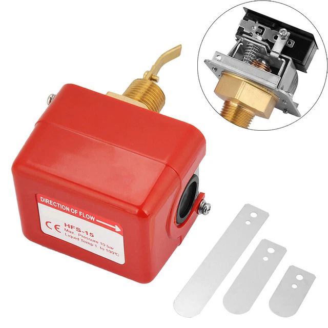 FLOW SWITCH 1/2 Water/Flow Switch Flow Switch Connection SPDT Contacts ...
