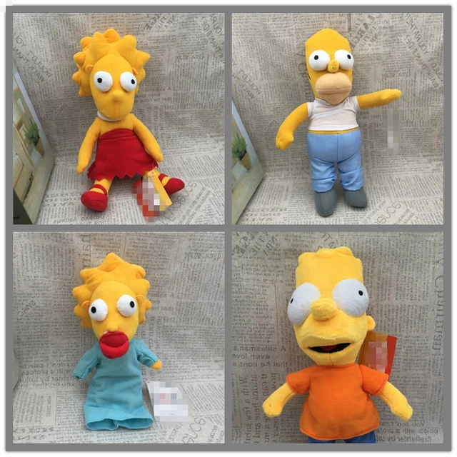 28-43CM CUTE SIMPSONS Doll Plush Toy Kawaii Home Decor Birthday Gift ...