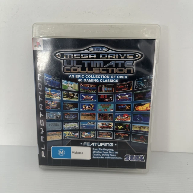 SEGA MEGA DRIVE Ultimate Collection PS3 PlayStation 3 Complete With ...