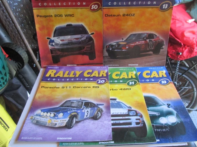 | DEAGOSTINI RALLY Car Collection | Magazines x 5 issues : 13, 20, 31 ...