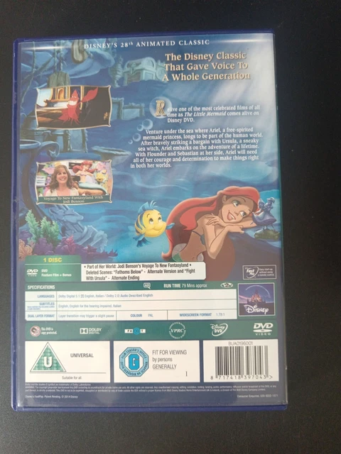 THE LITTLE MERMAID - Dvd £2.25 - PicClick UK