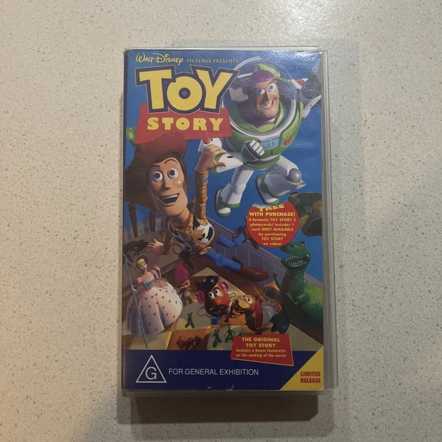 WALT DISNEY TOY Story Classic Movie Retro VHS Video Cassette ...