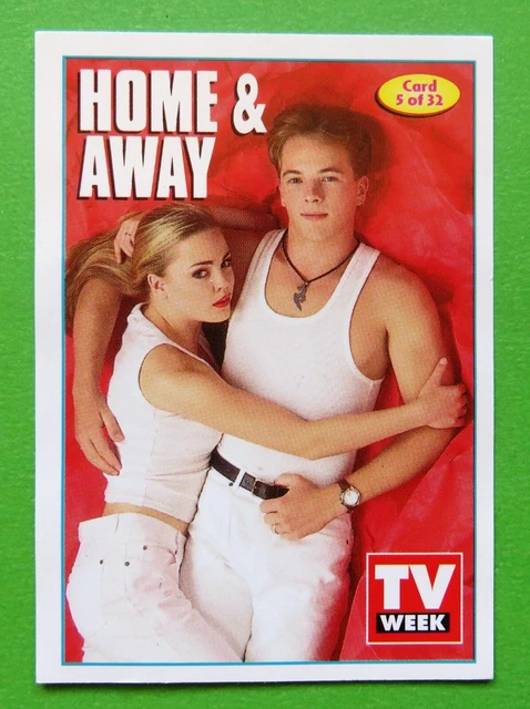 1995 AUSTRALIAN TV WEEK Magazine "Classic Collection" Card: HOME & AWAY ...