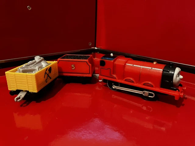 SCARED JAMES TENDER & Cart Trackmaster Thomas & Friends Motorized ...