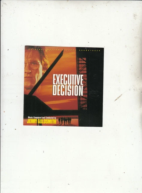 RARE-EXECUTIVE DECISION-1996-ORIGINAL MOVIE Soundtrack-[2713]-New-9 ...