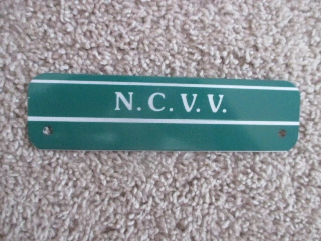 NSW - VINTAGE Veteran Car Club TOPPER number plate - unused NCVV scarce ...