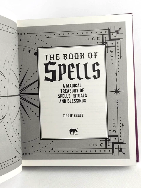 THE BOOK OF SPELLS Spells Rituals Blessings Marie Bruce Deluxe Gilded ...