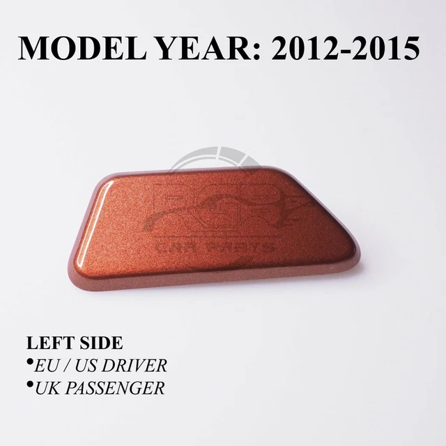 LEFT SIDE HEADLIGHT Washer Cover For Mitsubishi Outlander MK3 12-15 Red ...