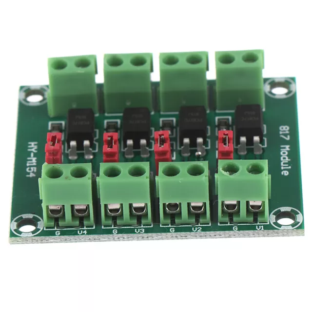PC817 4-CHANNEL OPTOCOUPLER Isolation Module Voltage Converter Module ...