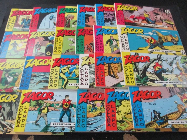 ZAGOR COLLANA LAMPO Iii° Serie 1964 1/52 - Ristampa Anastatica ...