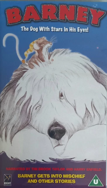 BARNEY THE Dog With Stars In His Eyes Barney Gets Into Mischief VHS ...