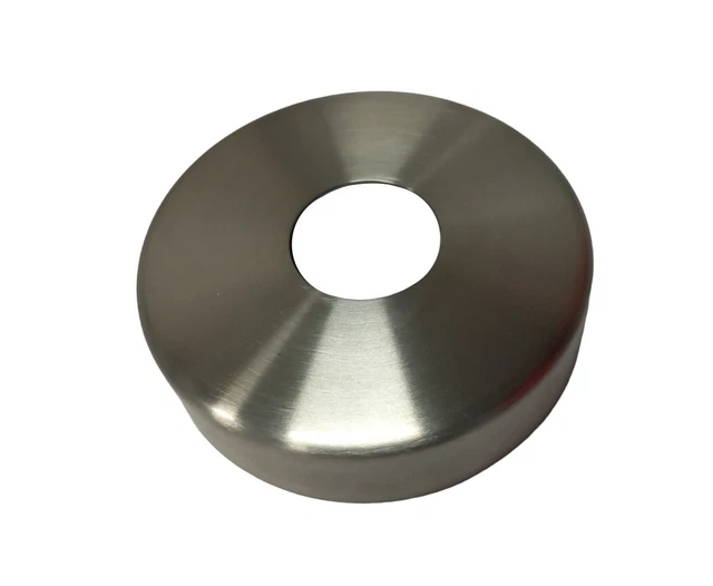 CACHE PLATINE EMBASE Pour Tube Diamètre 33.7mm inox A2 satiné Garde ...