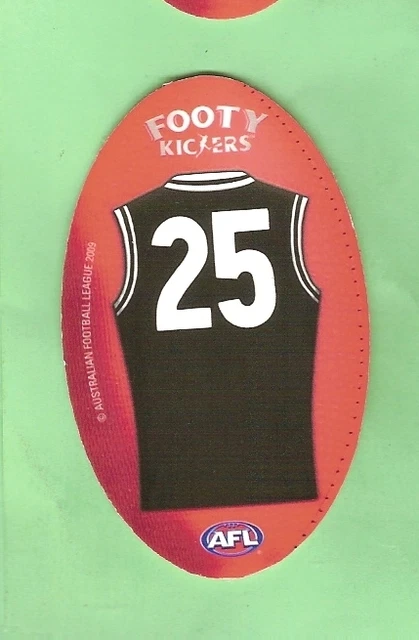 AFL 2009 RED FOOTY KICKERS TAZO #49 Sam Fisher, St Kilda Saints EUR 2 ...