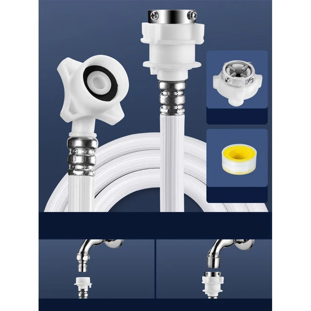 EFFICIENT WASHING MACHINE Hoses PVC Connection Lines for Clean Clothes ...
