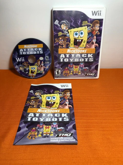 NICKTOONS ATTACK OF The Toybots Nintendo Wii CAN VARIANT $4.74 ...