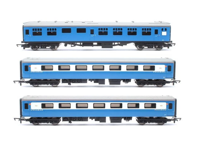 HORNBY 'OO' GAUGE R4310 Set Of 3 'The Blue Pullman' Assorted Mk1/Mk2 ...