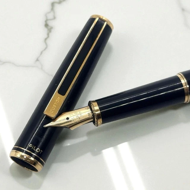 PILOT CUSTOM FOUNTAIN Pen M Nib 14K 586 JIS Engraved $313.45 - PicClick AU