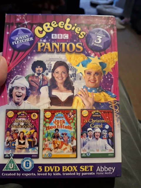 CBEEBIES PANTOS COLLECTION 3 DVD Boxset PAL R2 UK Justin Fletcher New ...