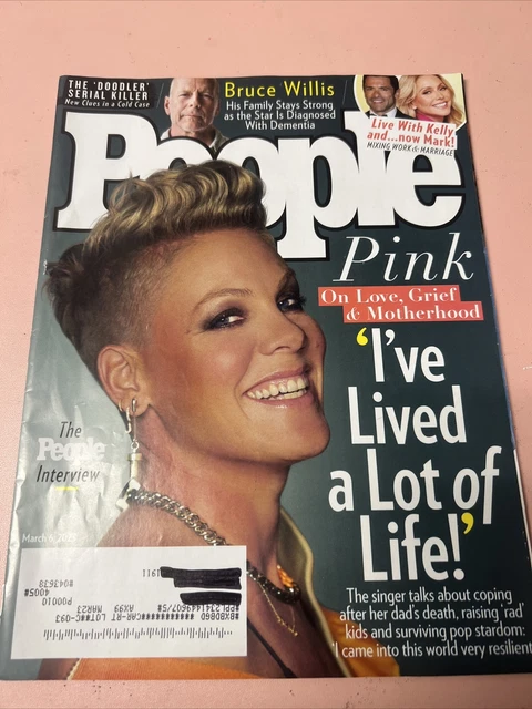 PEOPLE MAGAZINE MARCH 6 2023 Pink Bruce Willis Kelly Ripa Mark ...