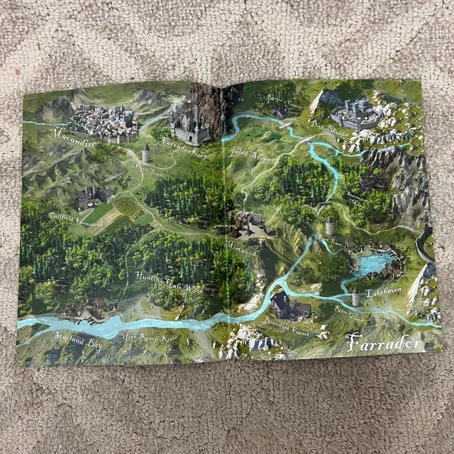 INTO THE UNKNOWN Region Map of Farrador Map from Pacesetter Games 2022 ...